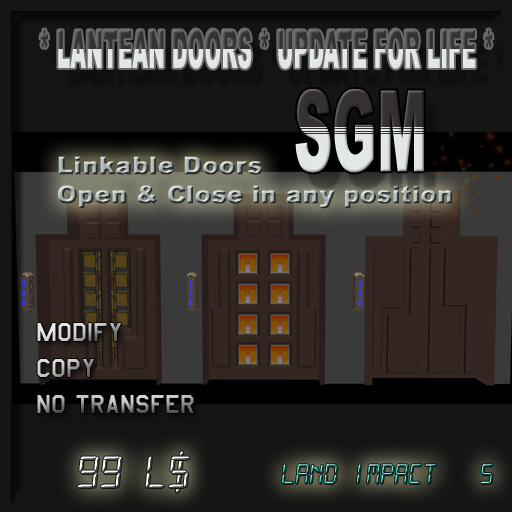 Second Life Marketplace - SGM Lantean Doors