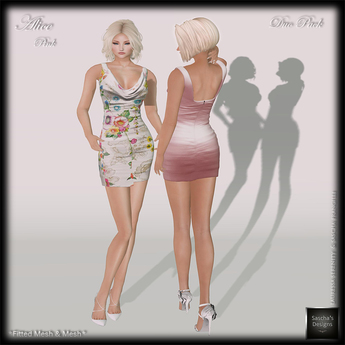 Second Life Marketplace - SAS - Alice Pink Duo Pack (Ftted & Mesh)