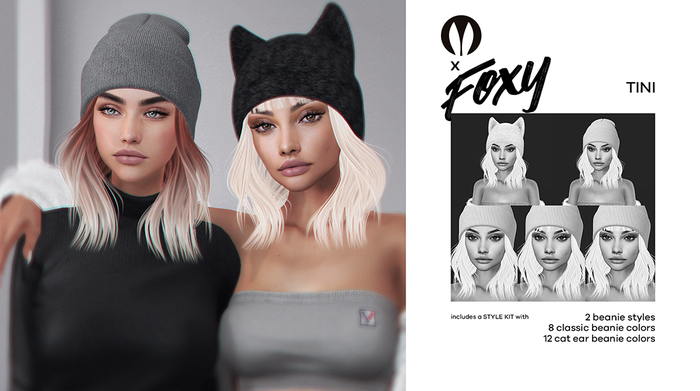 Second Life Marketplace - #Foxy - Tini Hair (Pastel Fades)