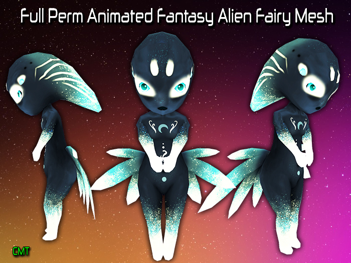 Second Life Marketplace - Full Perm Animated Fantasy Alien Fairy ...