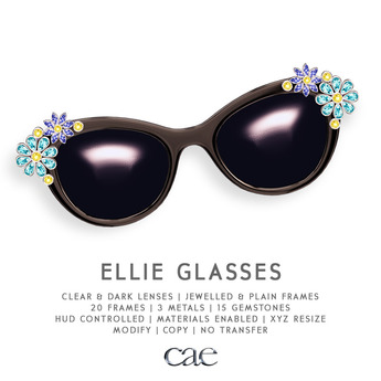 Second Life Marketplace - Cae :: Ellie :: Glasses [bagged]