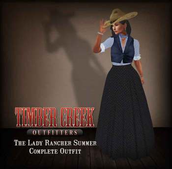 Second Life Marketplace - [Timber Creek] The Lady Rancher Summer Set ...