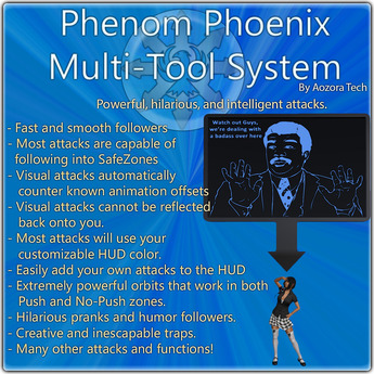 Second Life Marketplace - Phenom Phoenix Multi-Tool HUD