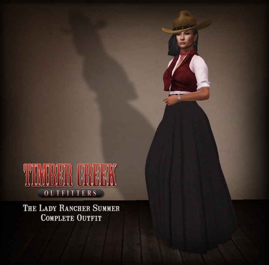 Second Life Marketplace - [Timber Creek] The Lady Rancher Summer Set ...
