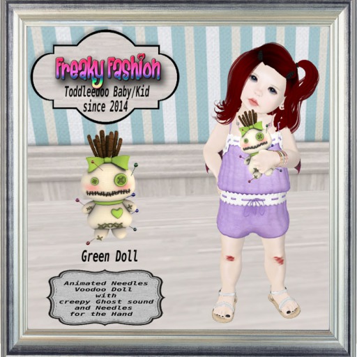 Second Life Marketplace - *FF* Voodoo Needle Doll Green