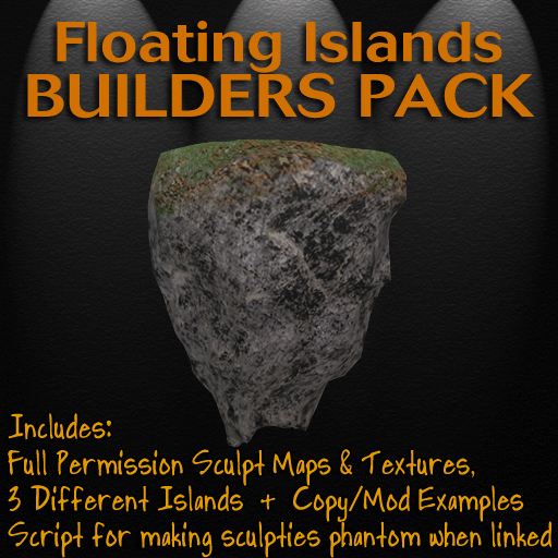 Second Life Marketplace - Floating Islands Builders Pack