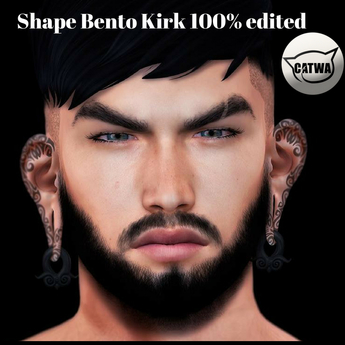 Second Life Marketplace - "MR WOLF" Shape Bento Kirk