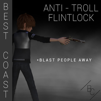 Second Life Marketplace - =BC= Anti Troll Flintlock (Fires)