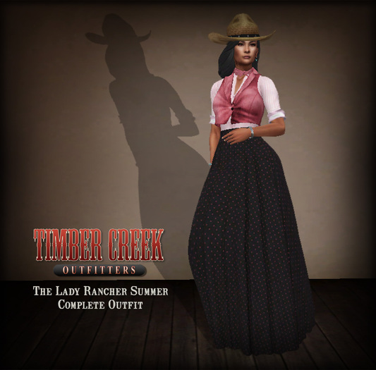 Second Life Marketplace - [Timber Creek] The Lady Rancher Summer Set ...