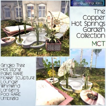 Second Life Marketplace - ~ASW~ The Copper Hot Springs Garden Flower ...