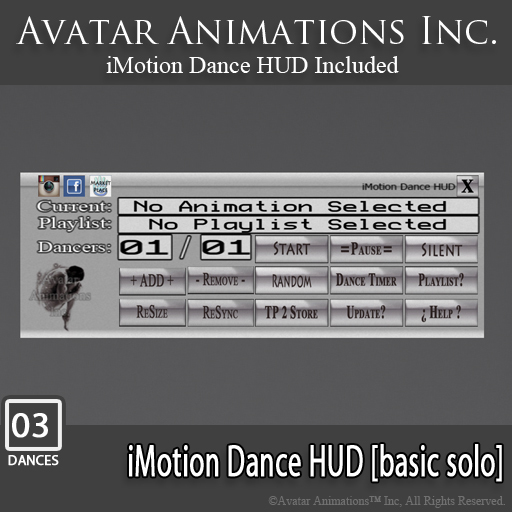 Second Life Marketplace - iMotion Dance HUD [basic][solo] Uniquely ...