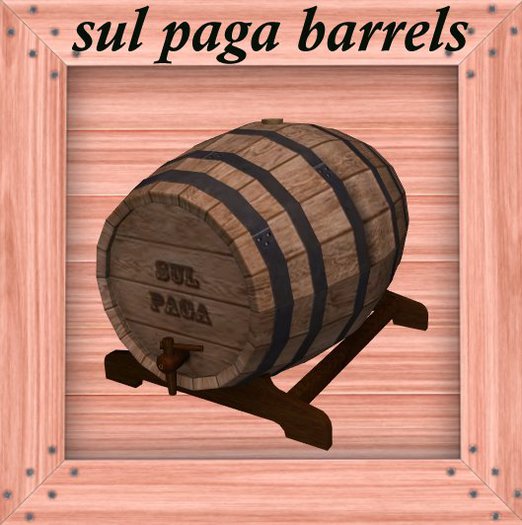 Second Life Marketplace - sul paga barrel [g&s] storage vender crate ...