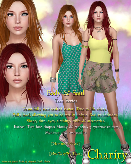 Second Life Marketplace - Body & Soul - Complete Avatar - Teen Series ...