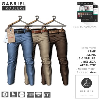 Second Life Marketplace - not so bad . mesh . GABRIEL suit pants . full ...