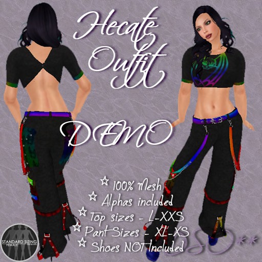 Second Life Marketplace - **DSO** Hecate Outfit - DEMO