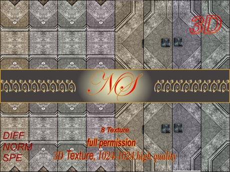 Second Life Marketplace - N_s 3d texture ceramics bas-relief Van