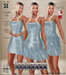 Second Life Marketplace - .:LC:. Joe Ruffle Cocktail Dress (FMbox) aqua