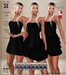 Second Life Marketplace - .:LC:. Joe Ruffle Cocktail Dress (FMbox) black