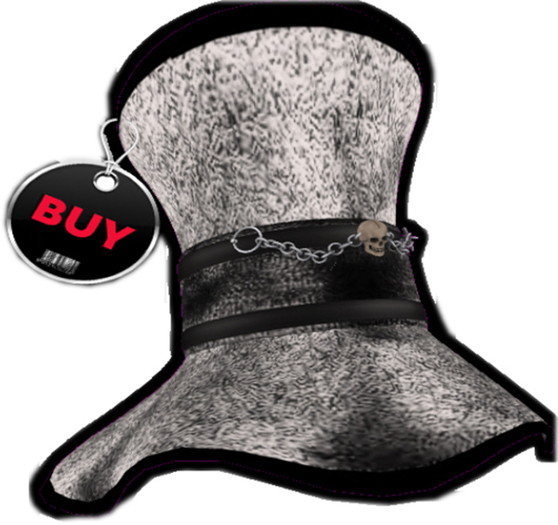 Second Life Marketplace - [BODY FACTORY] Sinister Hat (Grey)