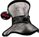 Second Life Marketplace - [BODY FACTORY] Sinister Hat (Grey)
