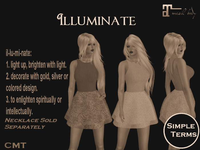Second Life Marketplace - Illuminate Dress - DEMO