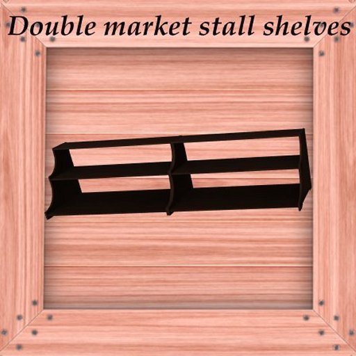 Second Life Marketplace - Doble market stall shelves [G&S] storage ...