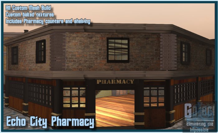 Second Life Marketplace - Echo City Pharmacy,1.0,350