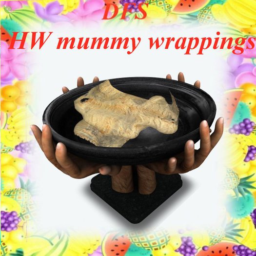 Second Life Marketplace - HW mummy wrappings DFS storage vendor crate ...