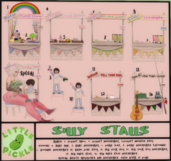 Second Life Marketplace - Little Pickle - Silly Stalls - 6. Pickle ...