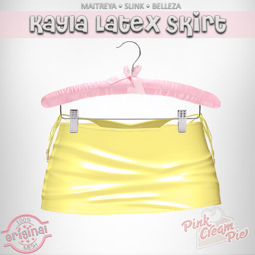Second Life Marketplace Pcp Kayla [latex Lemon Yellow]