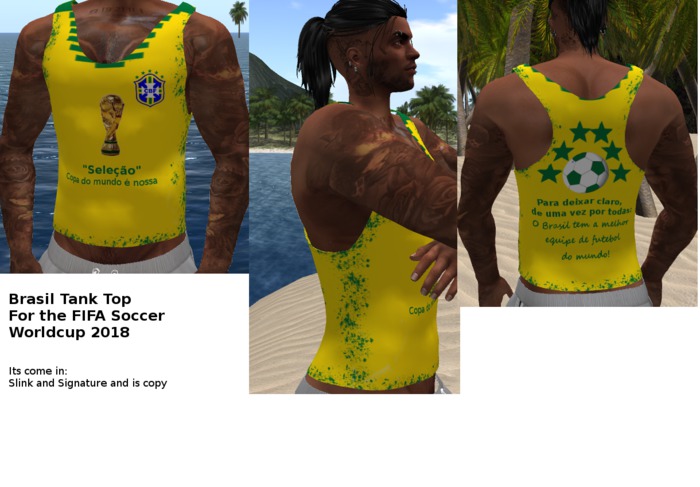 Second Life Marketplace - Tank-Top Brasil VB