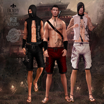 Second Life Marketplace - [BODY FACTORY] Kendo Hoodie (DEMO)