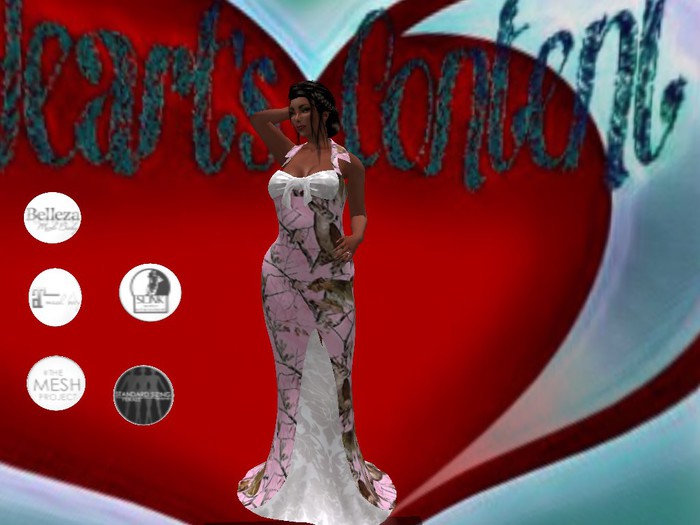 Second Life Marketplace - HC Pink Camo Formal