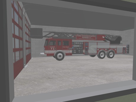 Second Life Marketplace - Columbia Fire Station 2 Bay V1