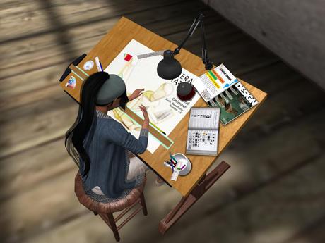 Second Life Marketplace - Drafting Table Expansion Pack "Graphic Designer"