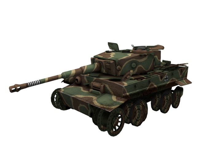 Second Life Marketplace - PANZER VETERAN TIGER DESTROYED FOREST