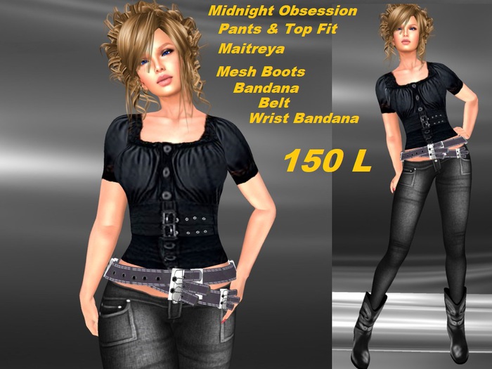 Second Life Marketplace - Midnight Obsession Outfit Maitreya