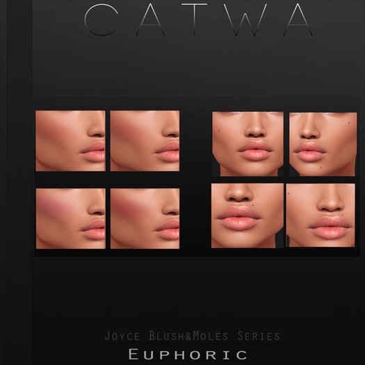 Second Life Marketplace - .euphoric ~Joyce Blush&Moles Series ~[Catwa]