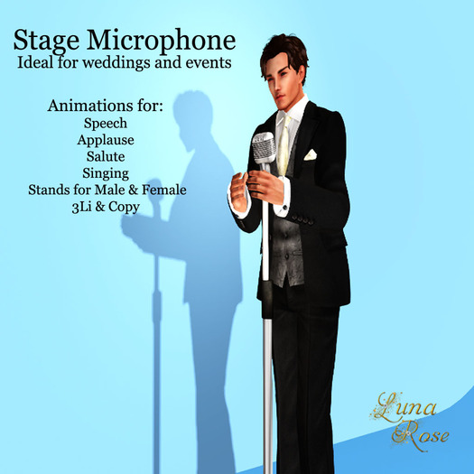 Second Life Marketplace - Stage Microphone