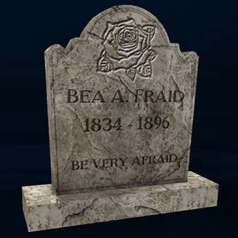 Second Life Marketplace - [ free bird ] Gravestone - Bea A. Fraid