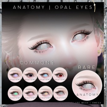 Second Life Marketplace - ANATOMY - OPAL EYES - PURPLE - COMMON