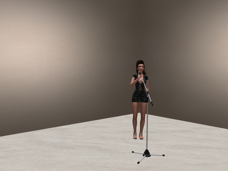 Second Life Marketplace - Singers Microphone stand animated-crate