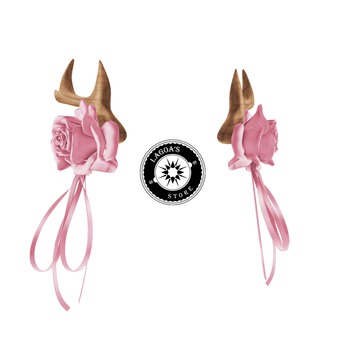 Second Life Marketplace - Witch Rose Horn (Pink) (BOXED)