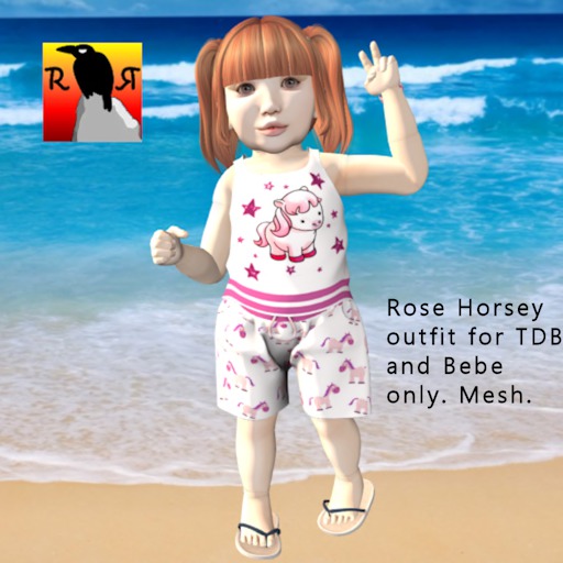 Second Life Marketplace - RR Rose Horsey Outfit