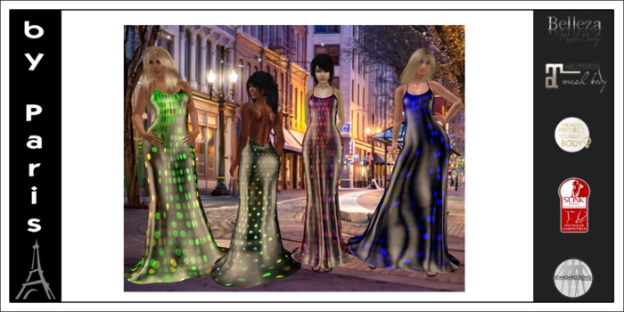 Second Life Marketplace Lexie Animated Bare Back Gown Maitreya Tmp