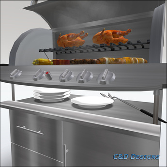 Second Life Marketplace - BBQ : Elite Barbecue - Stainless Steel - 1 ...