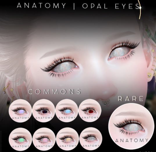 Second Life Marketplace - ANATOMY - OPAL EYES - GREEN - COMMON
