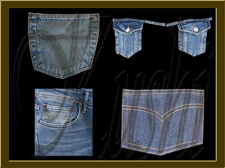 Second Life Marketplace - Denim Design Elements #03 Textures