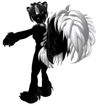 Second Life Marketplace - Luskwood Spotted Skunk Furry Avatar - Female