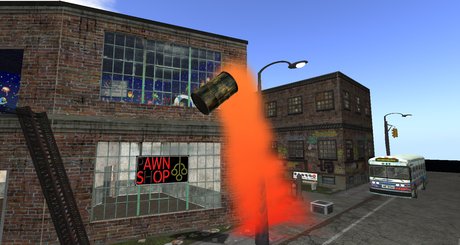 Second Life Marketplace - Grunge Rocket Exploding Barrels V1.1